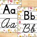 Cursive & Print Classroom Alphabet Posters Butterfly Garden Floral - Etsy