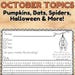 October Cursive Handwriting Practice Pages Cursive Writing Worksheets ...