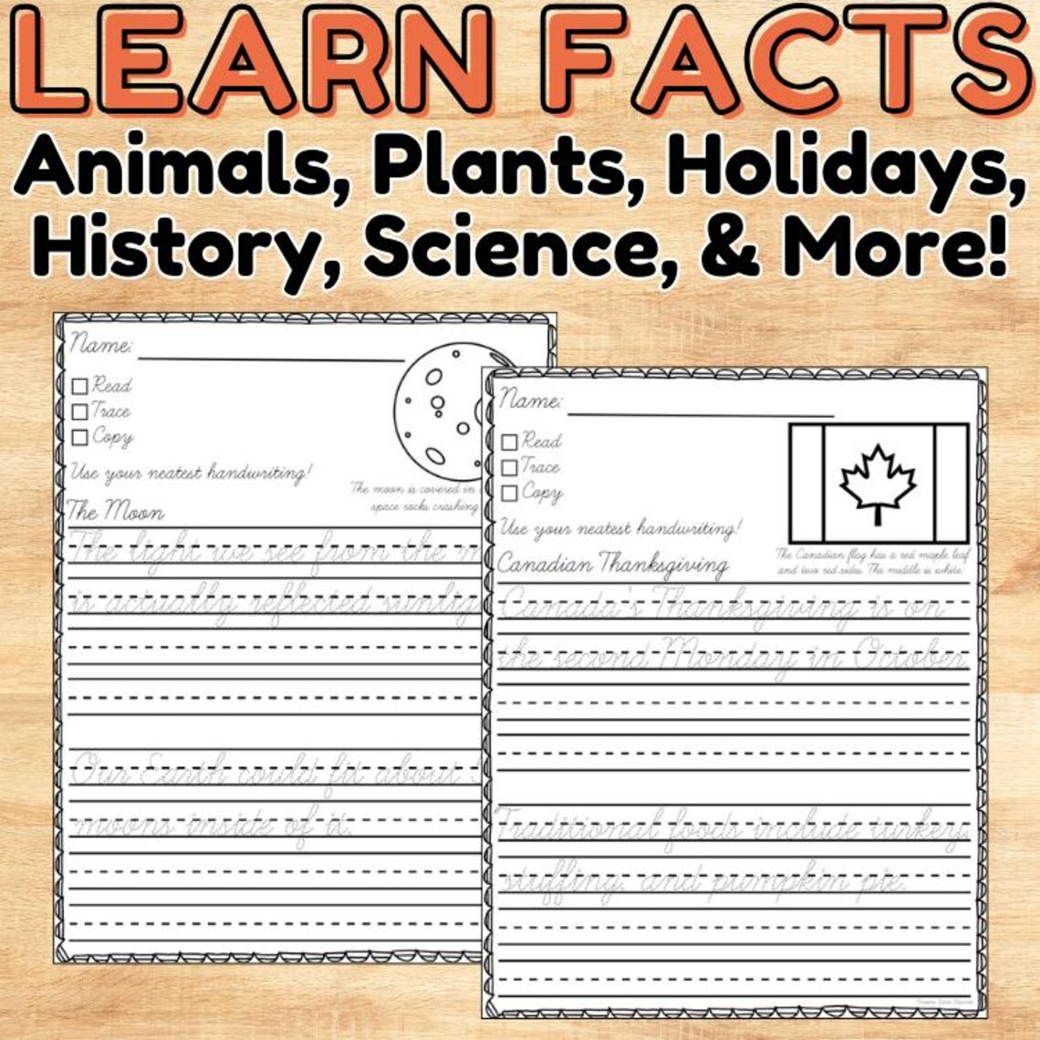 October Cursive Handwriting Practice Pages Cursive Writing Worksheets ...