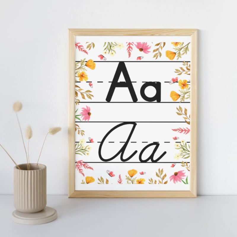 Cursive Alphabet - Etsy