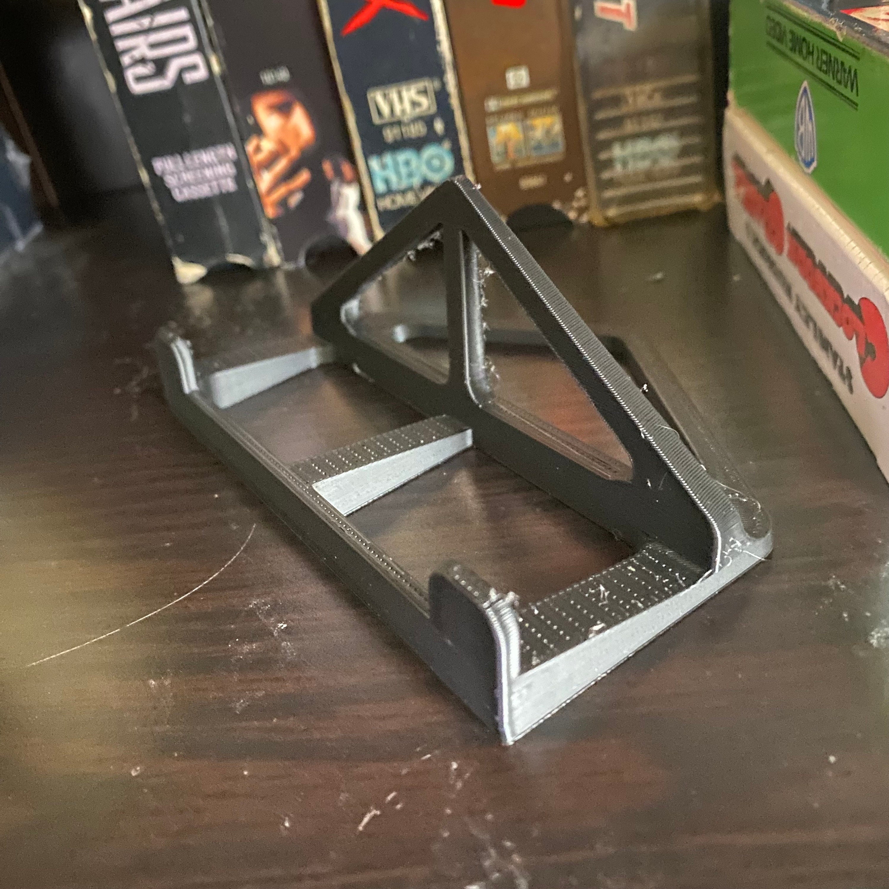 2x VHS Video Tape Display Stand Holder for Cassette Tapes Movies Films ...