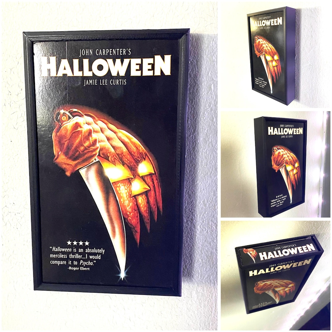 2 Pack of VHS Video Cassette Tape Wall Mounted Display Cases Black - Etsy