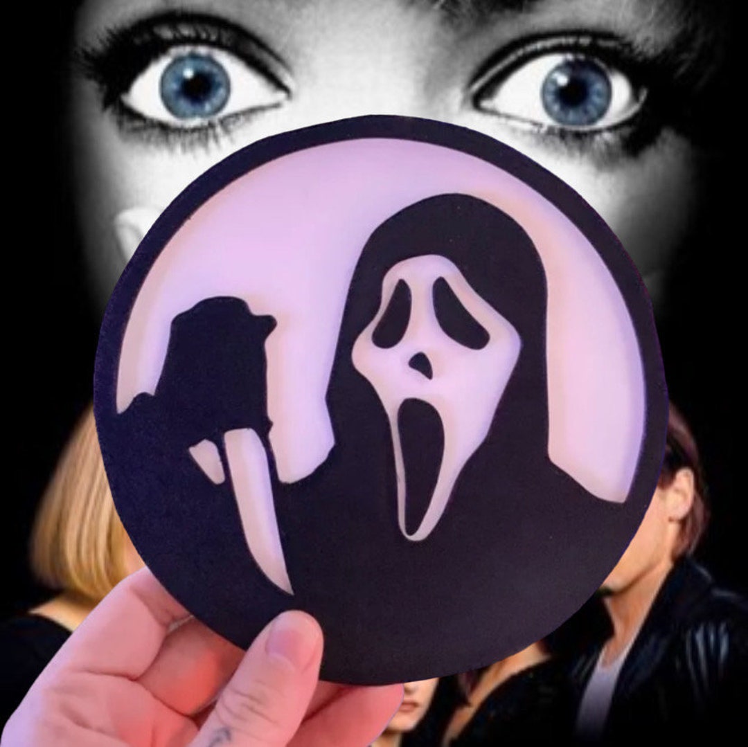 Scream Ghost Face Horror Movie Display Sign 6 Inch 3D Printed Custom ...