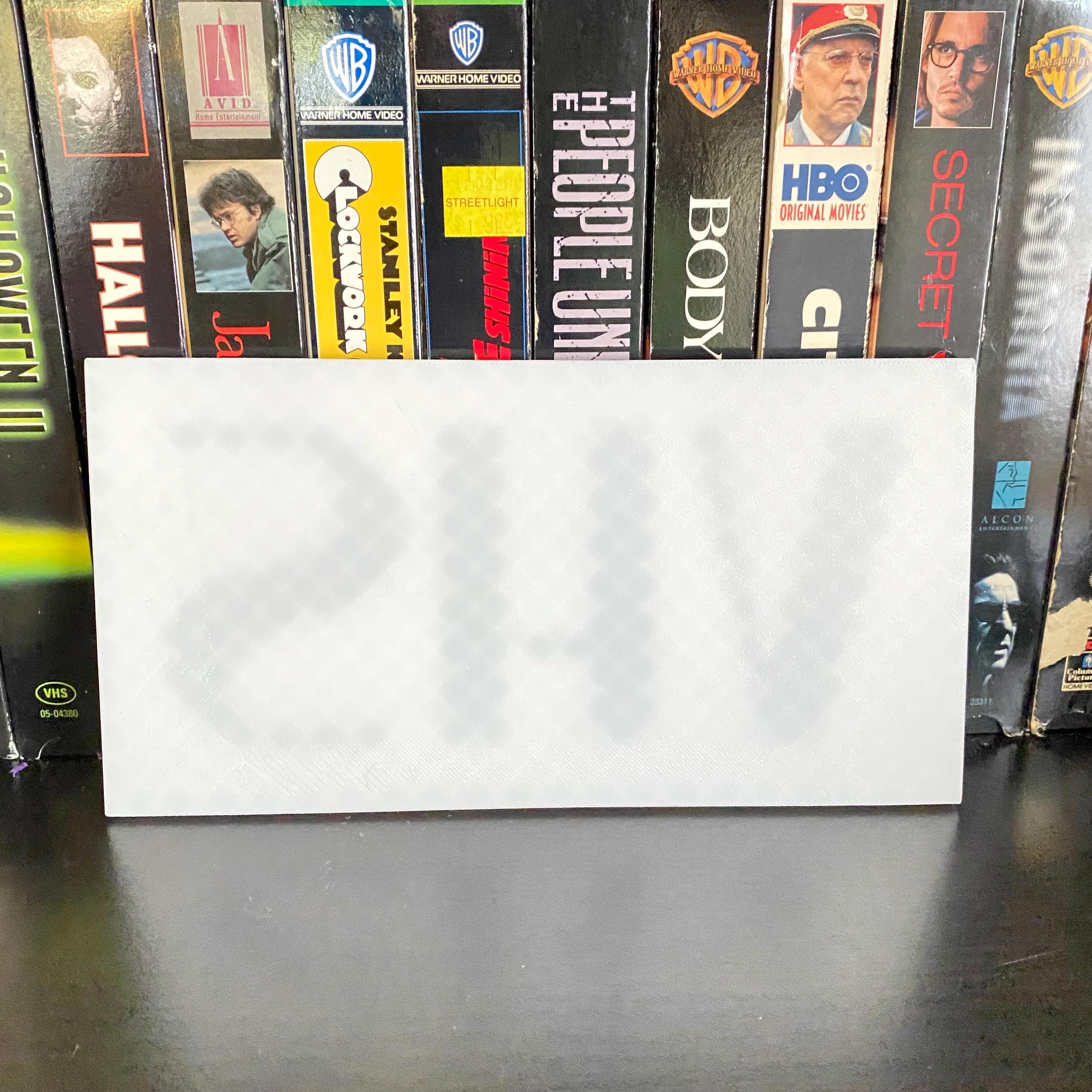 VHS Display Sign Logo Video Store Man Cave Cassette Tape Shelf Movies ...