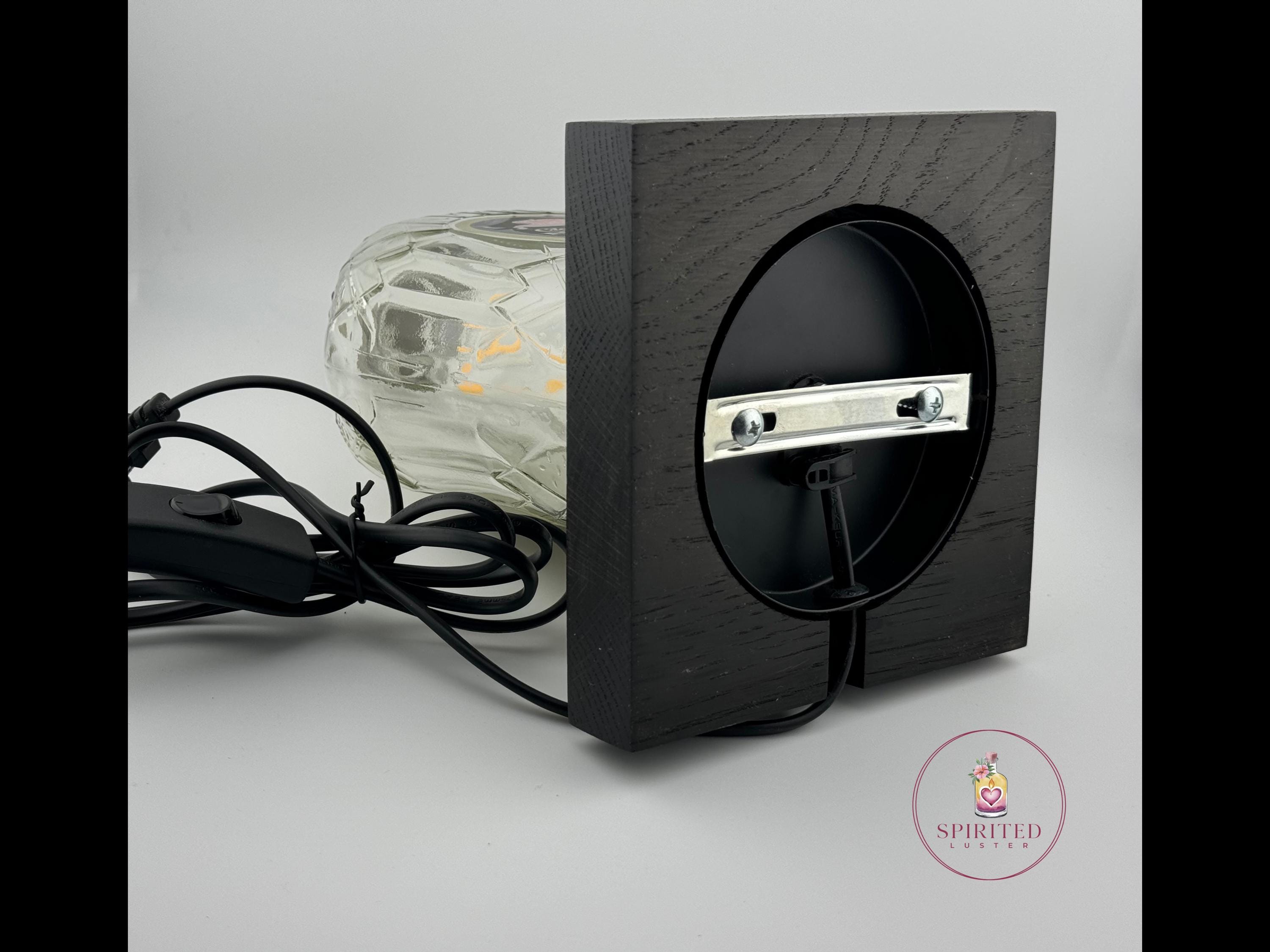 Reclaimed/repurposed Patron Bottle Accent Desk Lamp/bourbon/whiskey ...