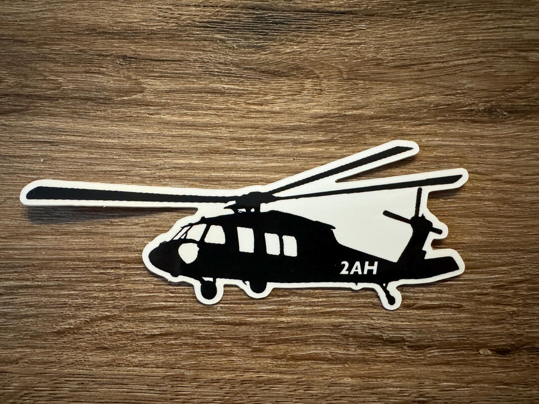 Hawk Tuah Black Hawk Helicopter Sticker Hawk 2AH - Etsy
