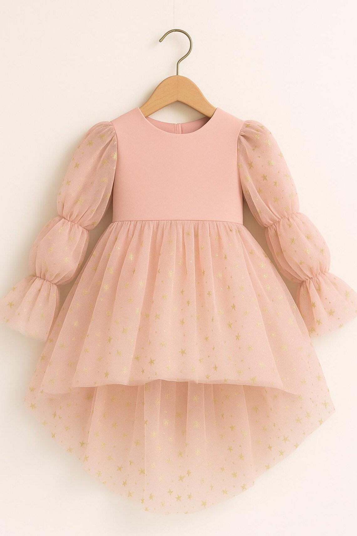 Pink Starry Girls Good Pink Witch Halloween Costume Dress, Kids ...