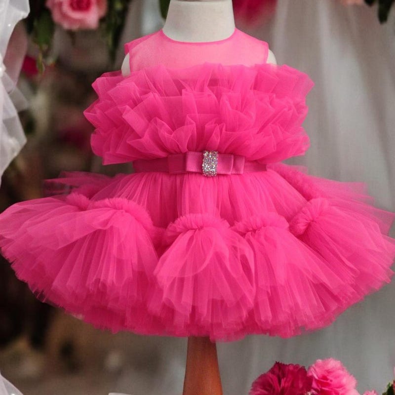 Puffy Pink Short Dresses - Etsy