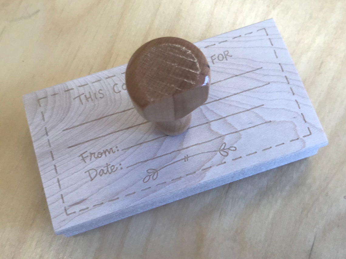 Coupon Stamp - Etsy
