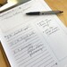 Handwritten Planner Pages, Downloadable, Printable, PDF, Undated - Etsy