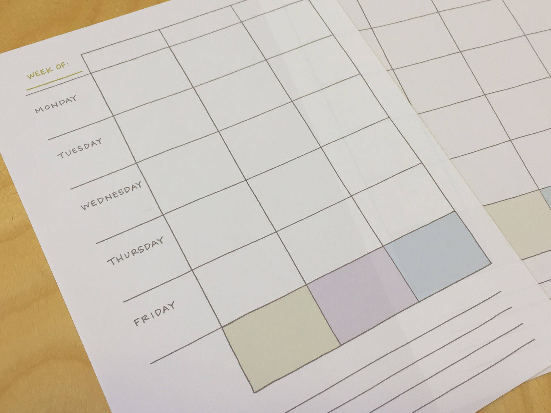 Teacher Planner Printable Pages Color and Black/white | Etsy