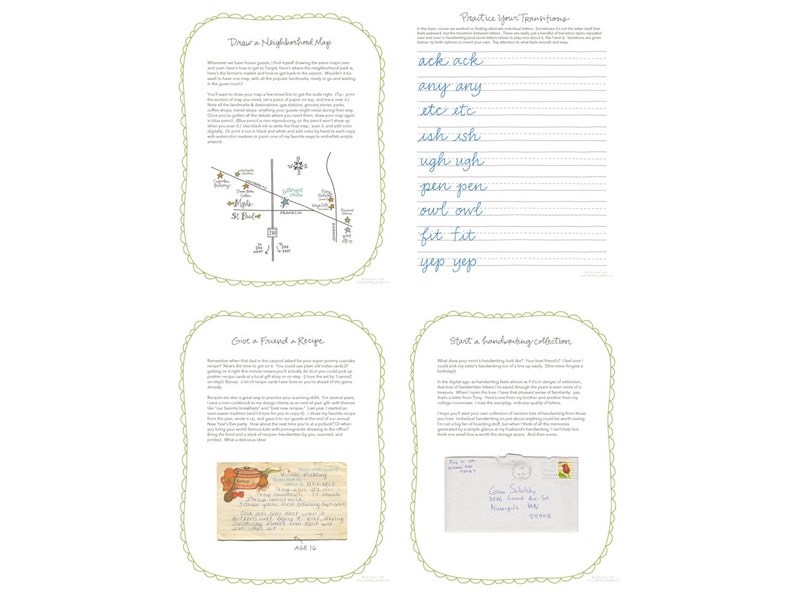 Love Your Letters Challenge: Handwriting Class, Self-paced, PDF - Etsy