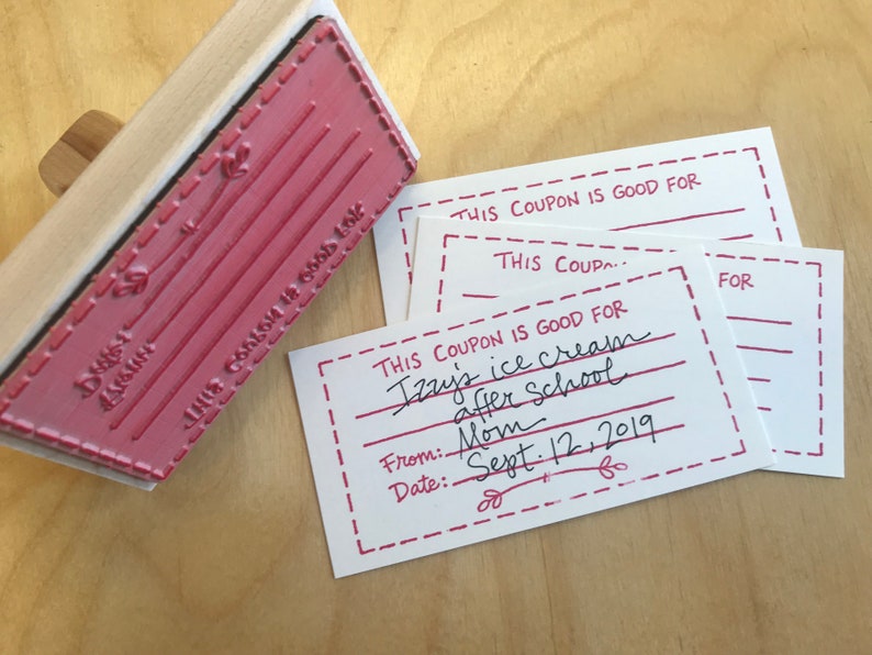 Coupon Stamp - Etsy