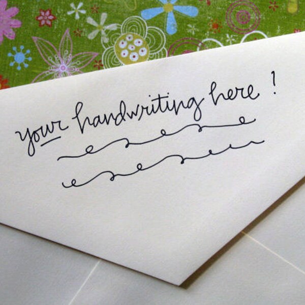 Handwritten Stamp - Etsy