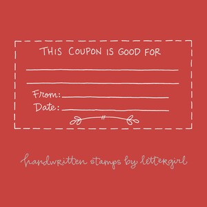 Coupon Stamp - Etsy