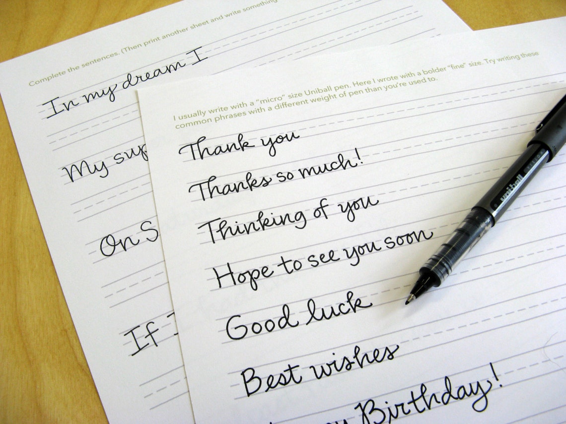 Love Your Letters Practice Worksheets: Handwriting Class - Etsy