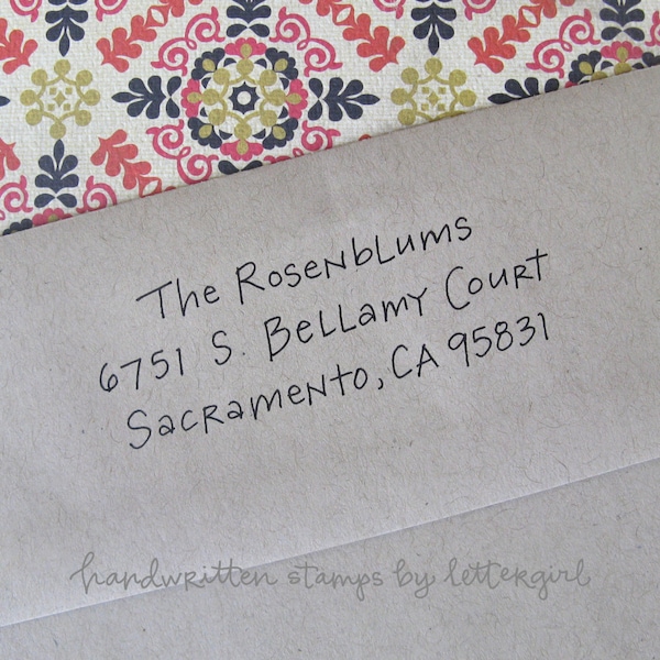 Handwritten Address - Etsy