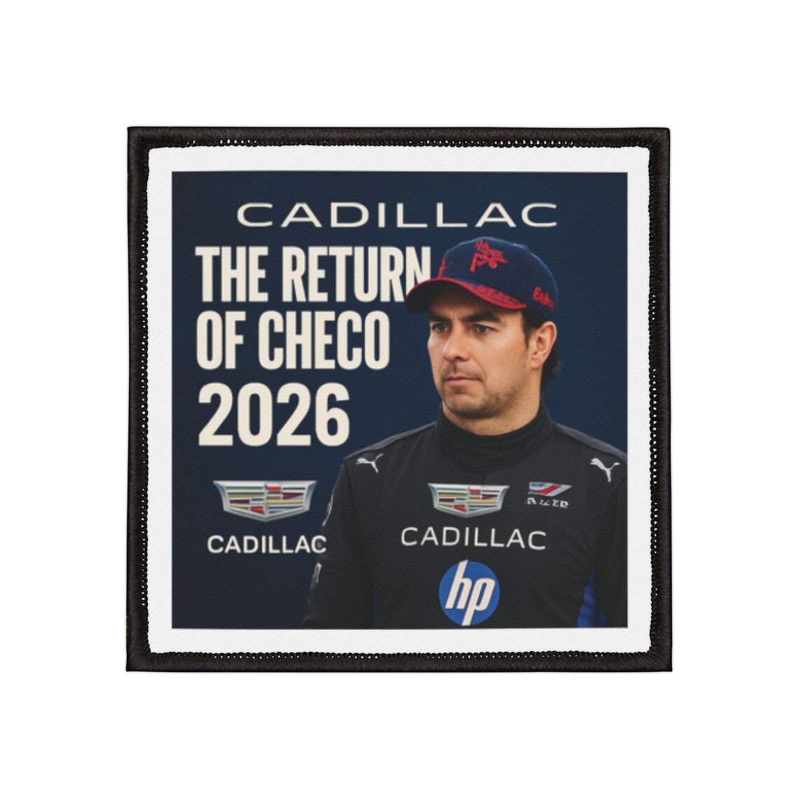 Checo Perez Cadillac Iron-on Patch, Sergio Perez F1 Racing Fan Gift ...