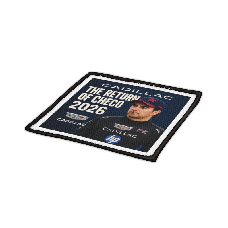 Checo Perez Cadillac Iron-on Patch, Sergio Perez F1 Racing Fan Gift ...