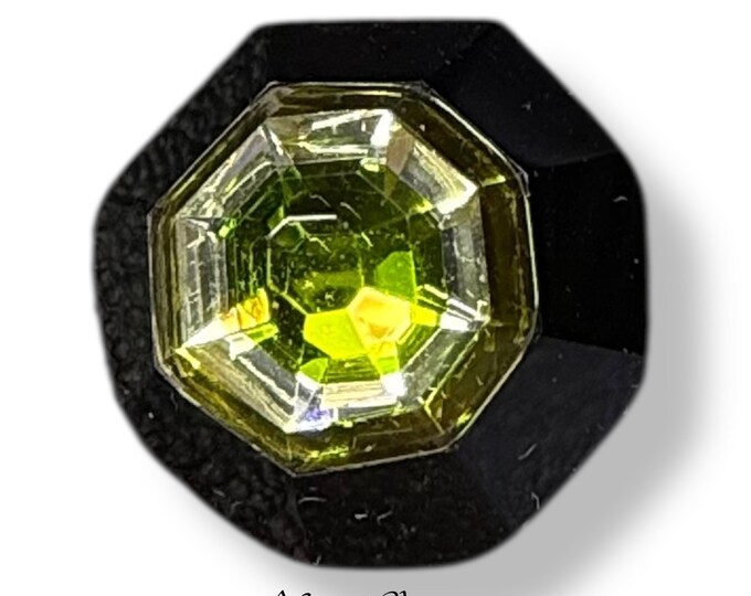 Button Glass Studio - Tingue-like, Silver Foil, Green Flashing ...