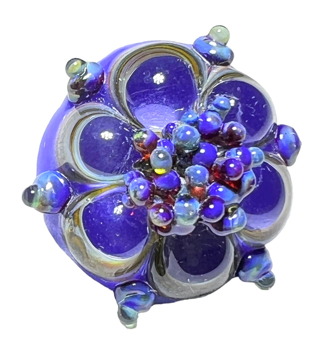 Button Studio ~ Glass (pyrex) Paperweight, Sheath Overlay, Lavender ...