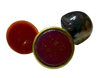 Antique Gemstone Buttons - Etsy