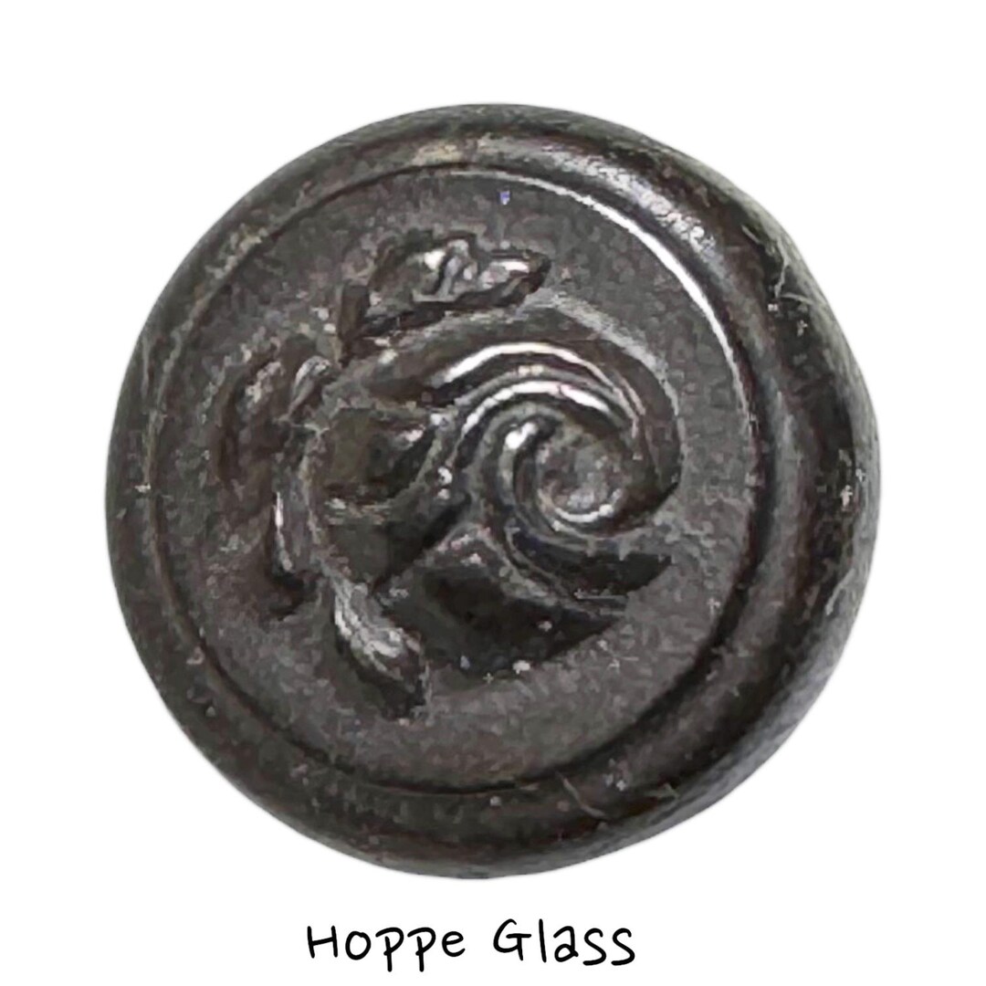 Button Antique - Rose, Goodyear Rubber - Diminutive - Etsy