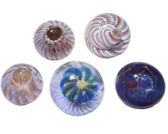Buttons 8 Glass pyrex Balls, Great for Designers or Crafters - Etsy
