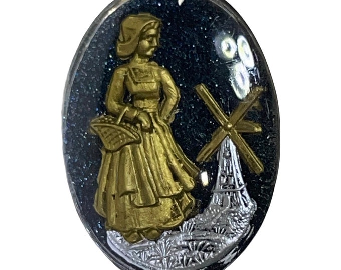 Button - Art Glass, Intaglio, Clear Glass (mirror), or Bluestone Base ...