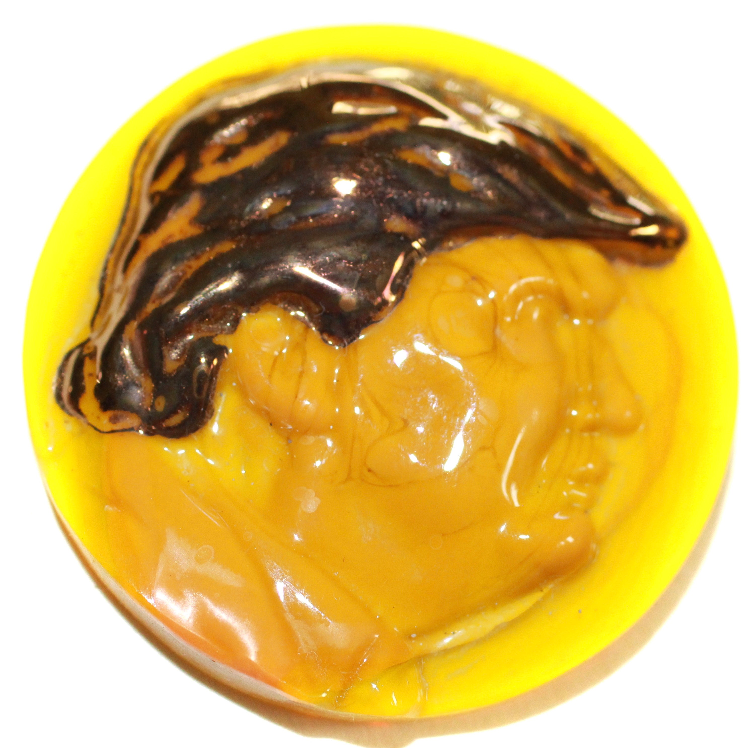 Button Glass Sheath Overlay Purpletrump Bronze - Etsy