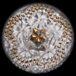 Button Old Lacy Glass Pictorial Medium - Etsy