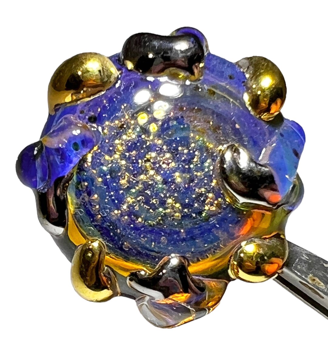 Button Studio ~ Bimini-like, Moveable Colored Cz's, Hollow, Blown, 10K ...