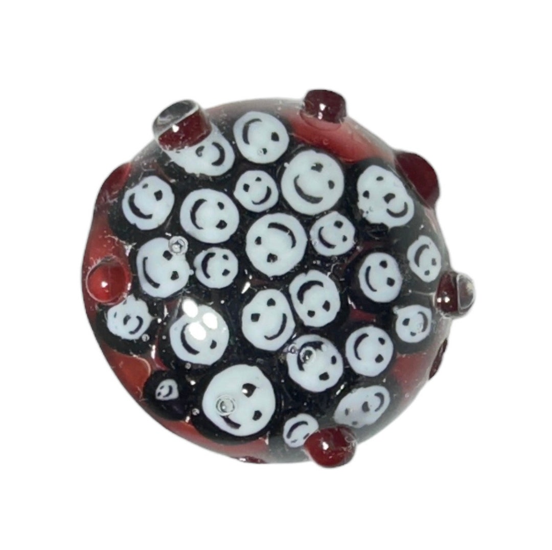 Button Paperweight, Smiley Faces, Hand Faceted, Laminated Medium - Etsy