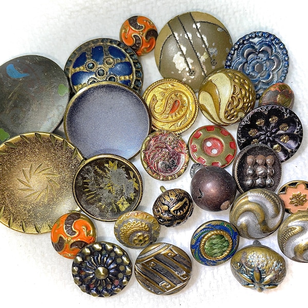 Antique Buttons - Etsy