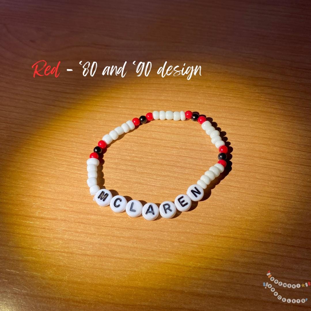 F1 Mclaren Singapore Friendship Bracelet - Etsy