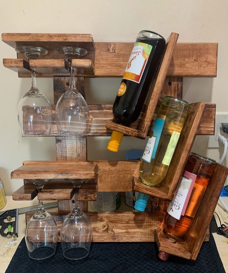 Wood Wine Rack - Etsy