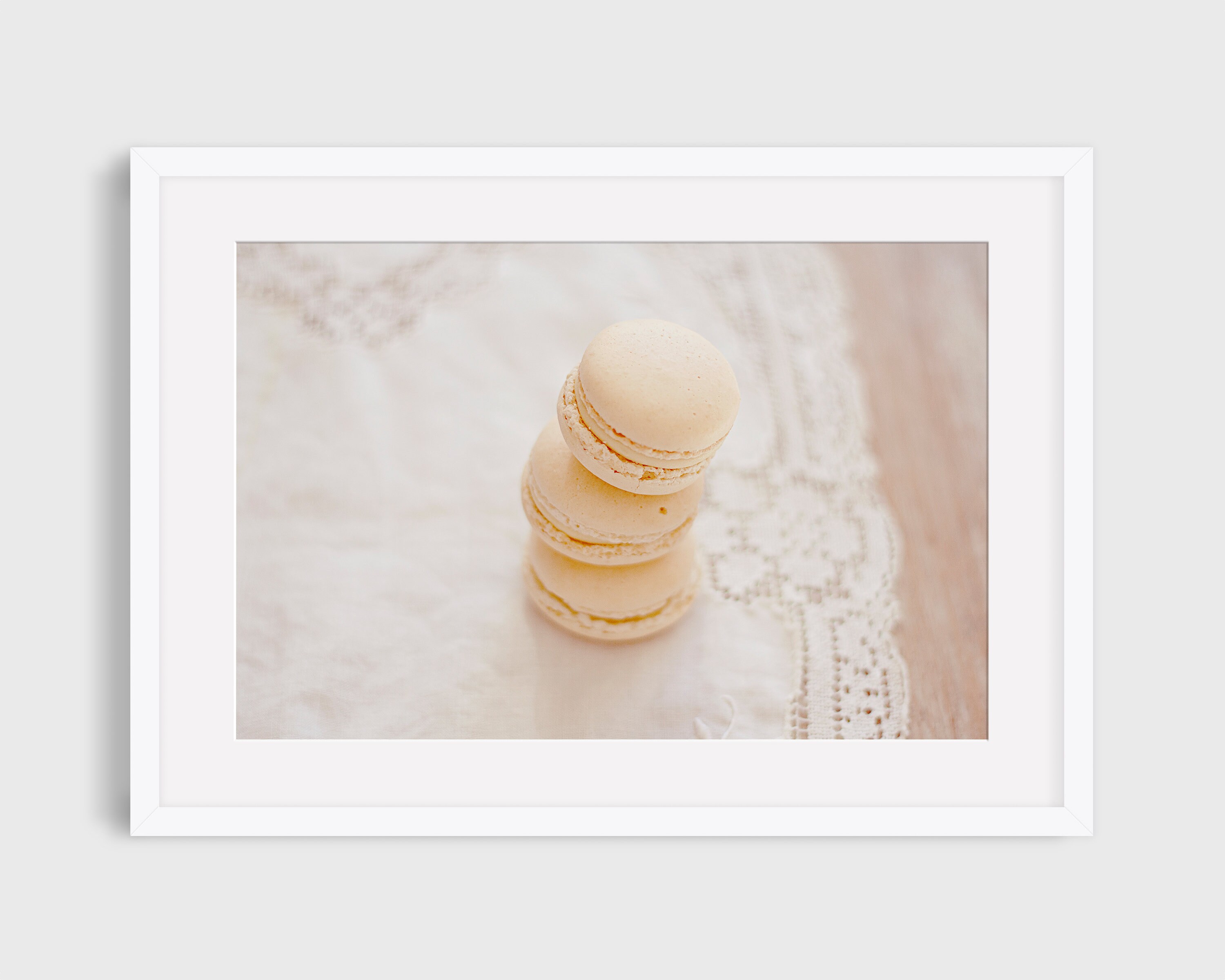 Macaron Still Life Photography, Kitchen Wall Art, Macaron Photo, Food ...