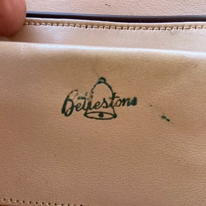 Vintage 1940s-1950s Bellestone Brown Leather Purse Handbag - Etsy
