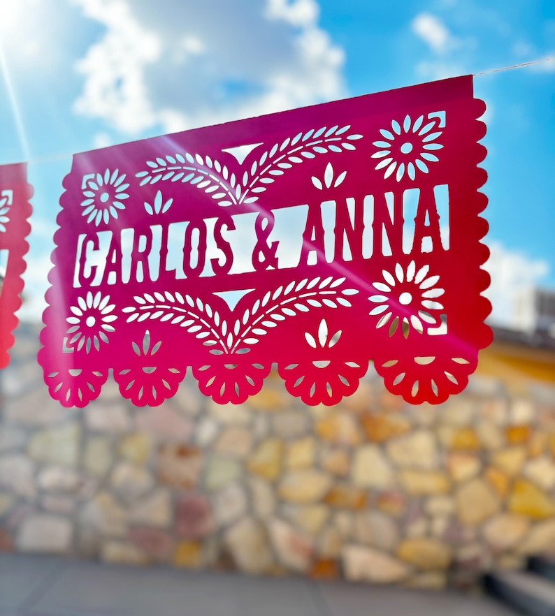 Papel Picado ,mexican Papel Picado, Party Banner, Papel Picado ,wedding ...