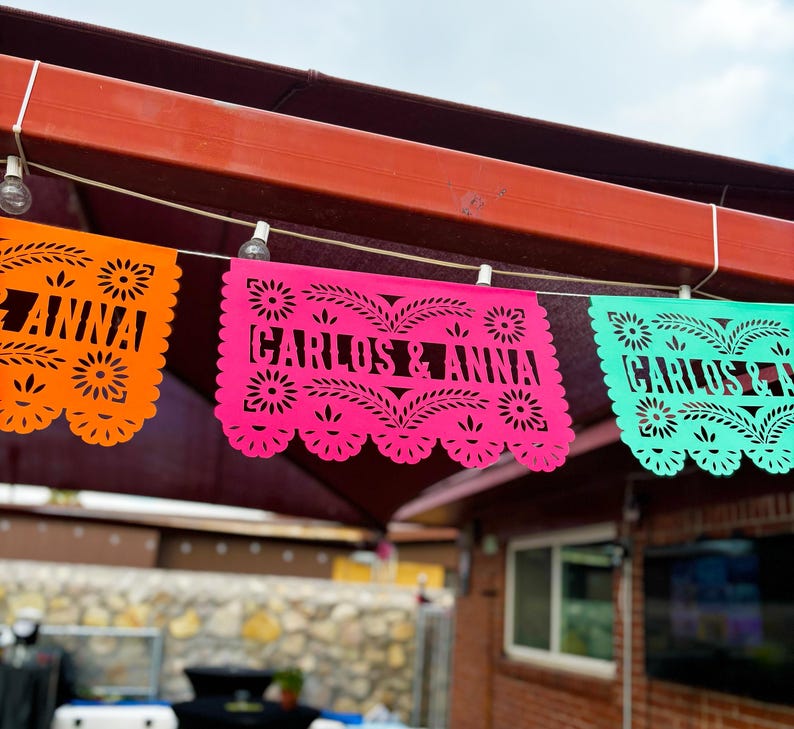 Papel Picado ,mexican Papel Picado, Party Banner, Papel Picado ,wedding ...