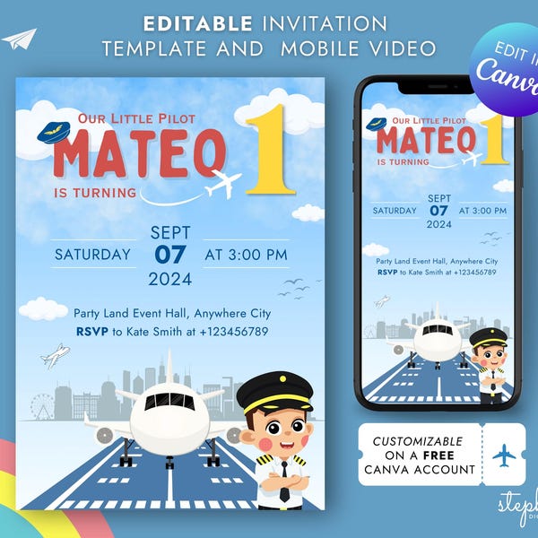 Pilot Theme Party - Etsy