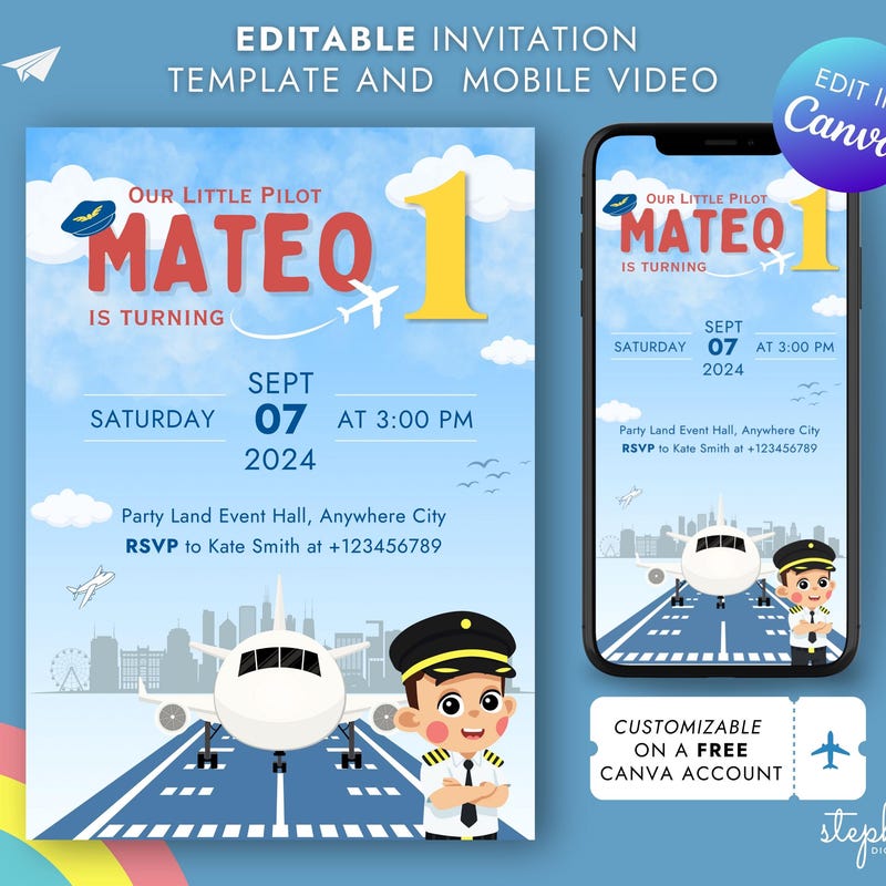 Pilot Theme Party - Etsy