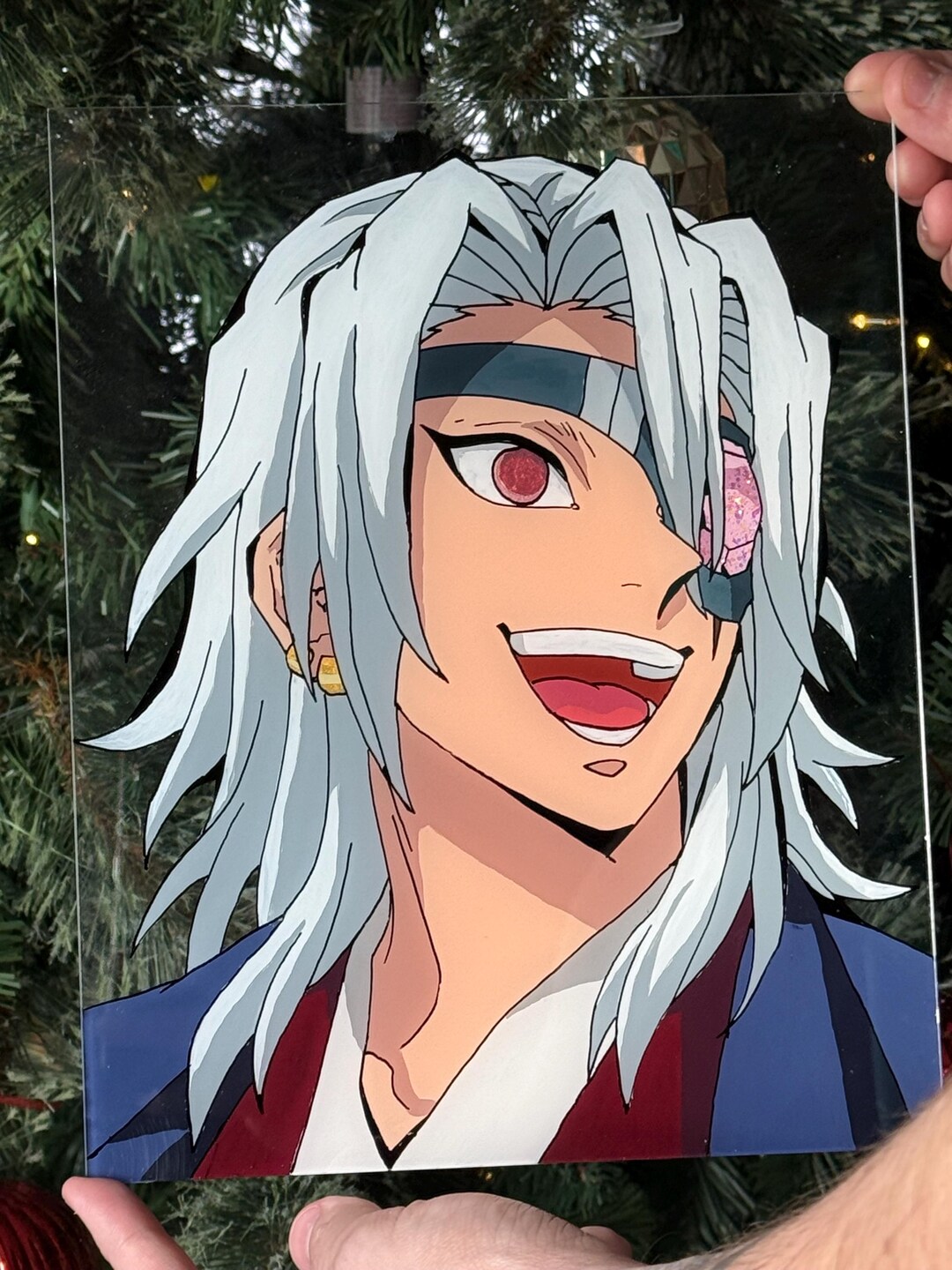 Tengen Uzui. Glass Painting - Etsy