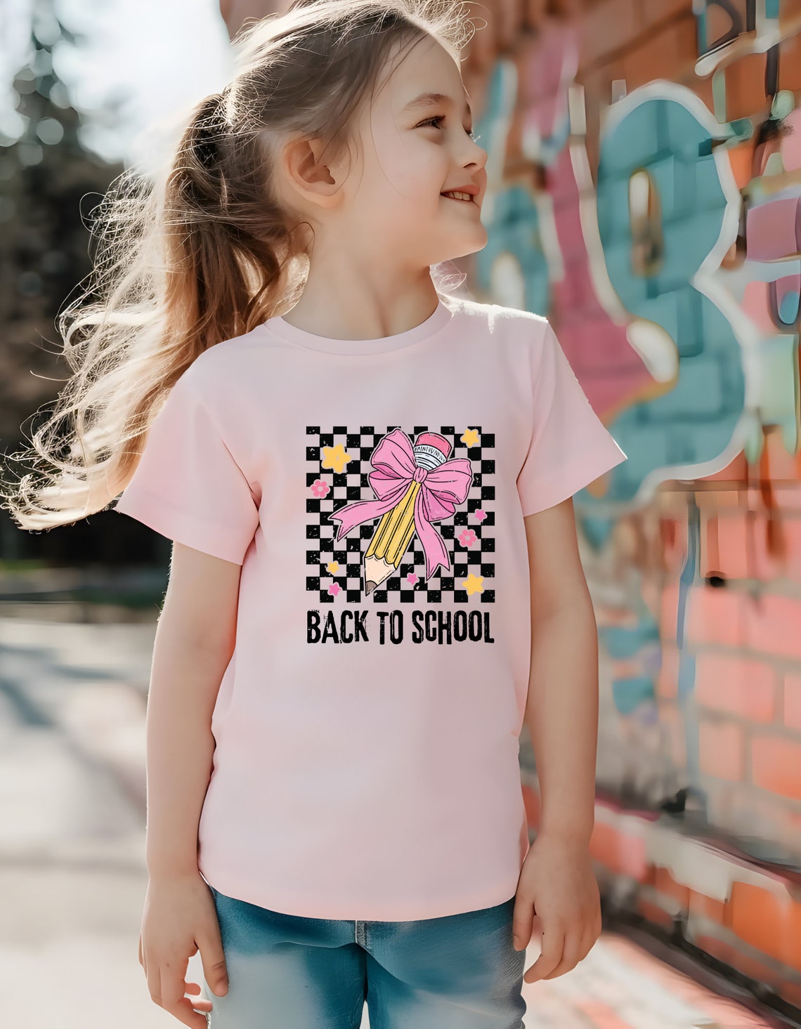 Retro Back to School Girls Shirt, Back to School Gift, Retro Girls ...