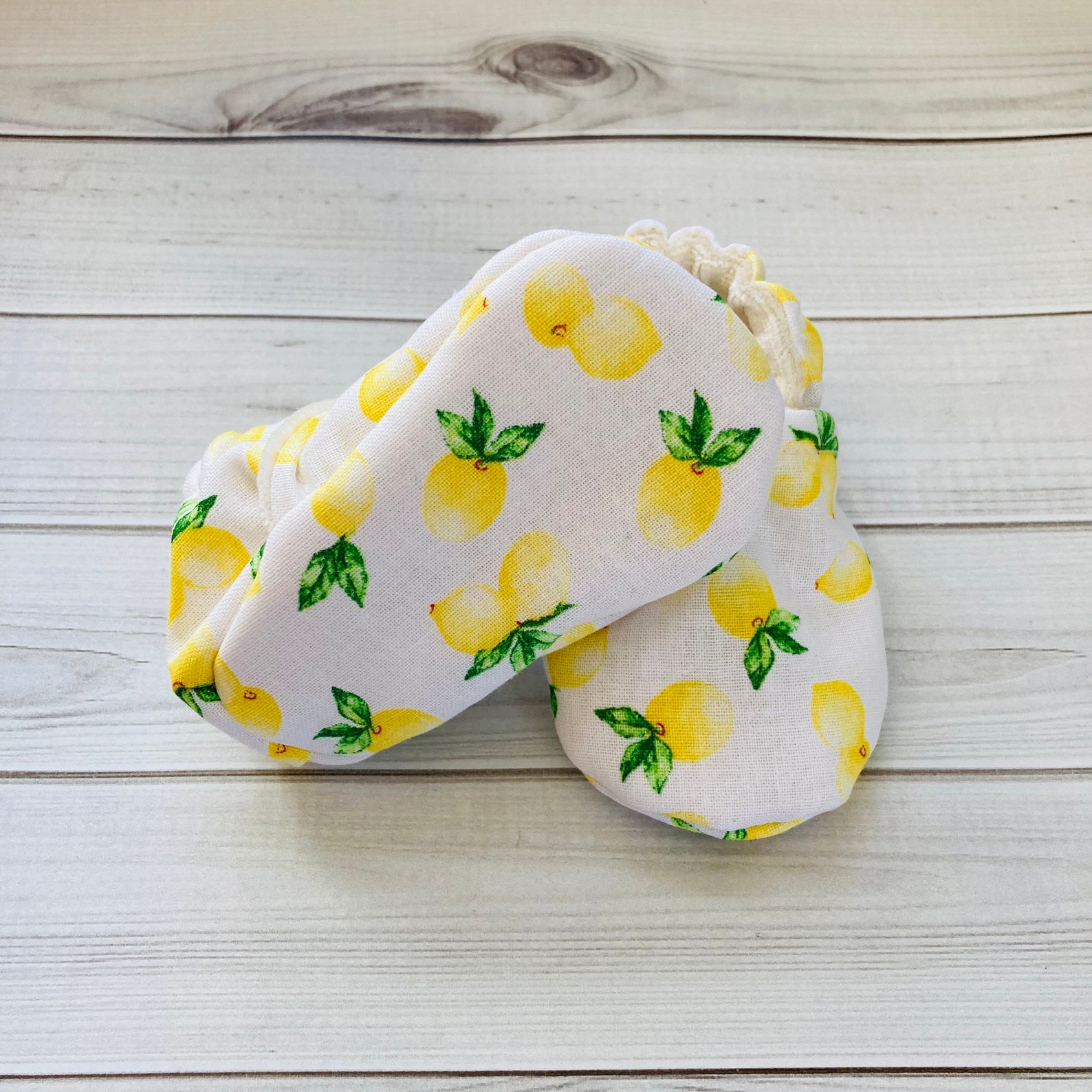 Lemon Baby Booties Lemon Baby Moccasins Lemon Baby Gift - Etsy