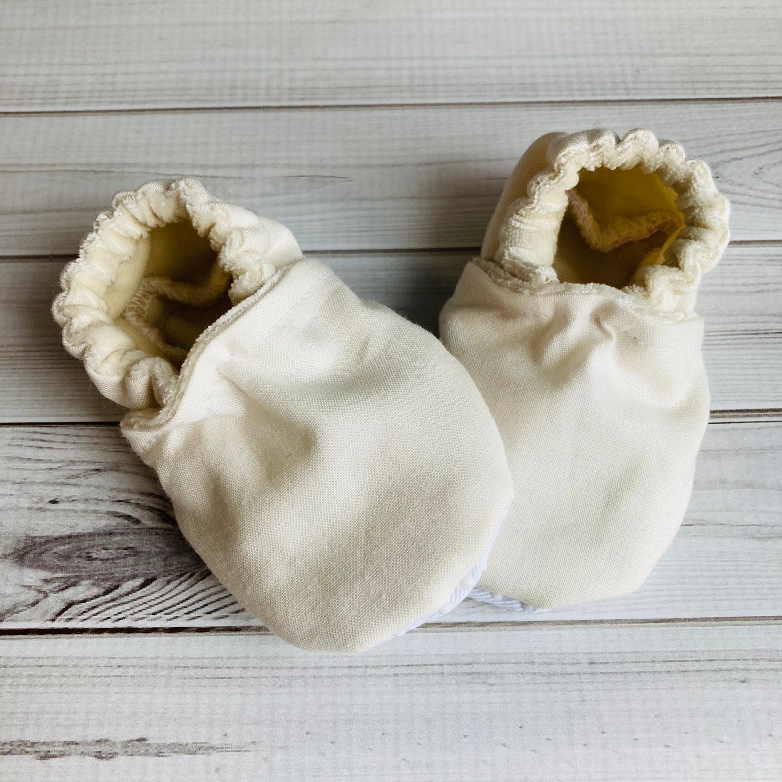 Cream Baby Shoes Off-white Crib Booties Special Occasion - Etsy