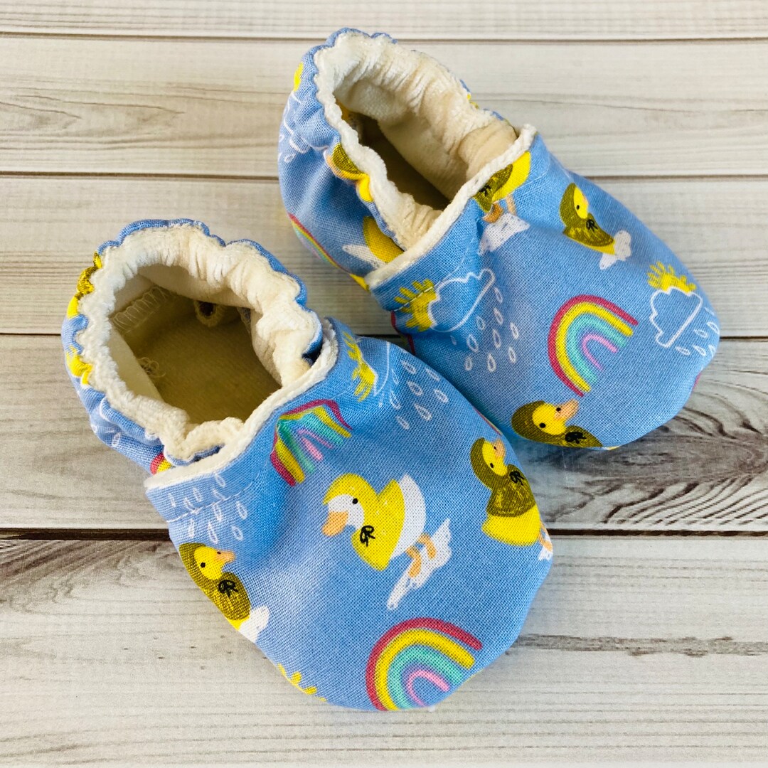 Duck Baby Shoes Duck Booties Rubber Ducky Baby Boy Gift - Etsy