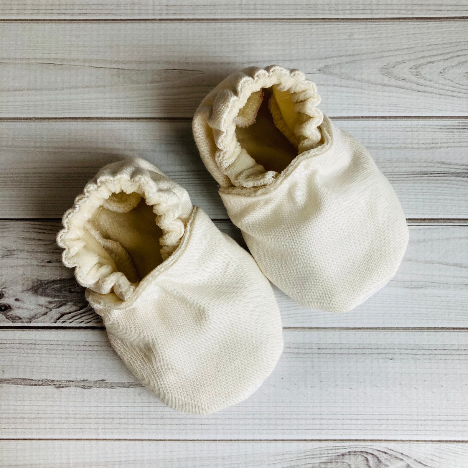 Cream Baby Shoes Off-white Crib Booties Special Occasion - Etsy