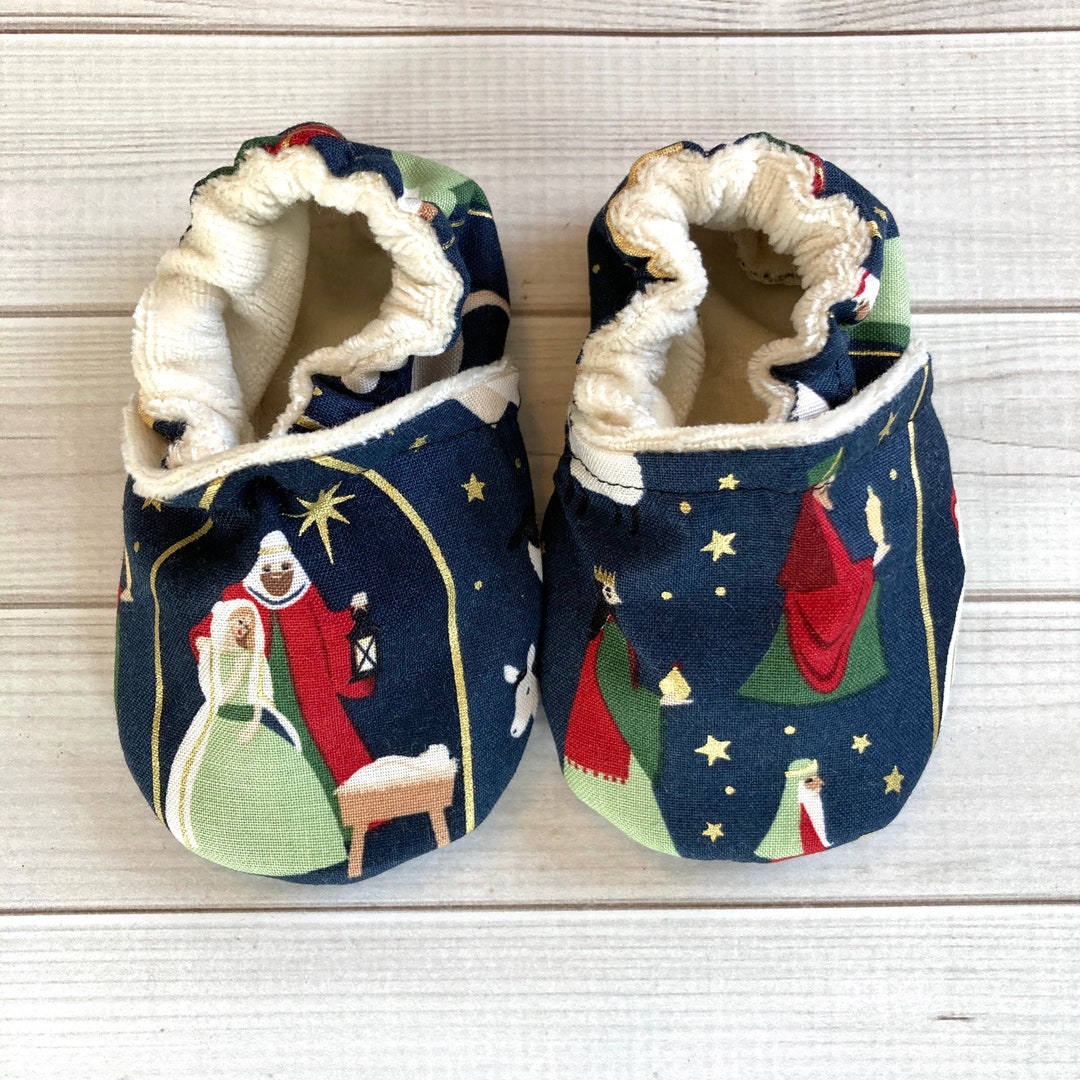 Nativity Baby Shoes Baby Jesus Booties Old Fashioned Toddler - Etsy