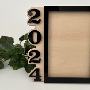 Custom Graduation Photo Frame, Wooden Graduation Photo Frame With Name ...